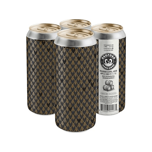 Ogopogo Brewing Bourbon Barrel-Aged Apple Cider 4 ct; 16 oz | Shipt