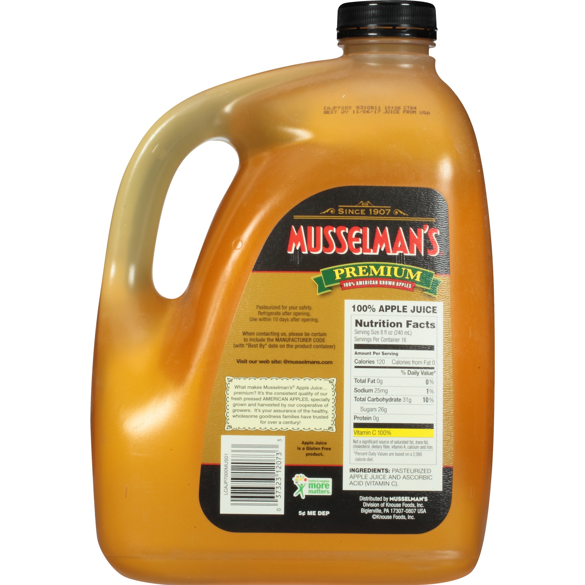 Musselman's Premium Apple Juice With Vitamin C 128 fl oz | Shipt