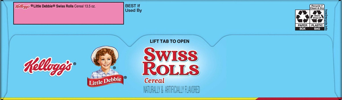 Little Debbie Kellogg's Litte Debbie Swiss Rolls Cold Breakfast Cereal ...