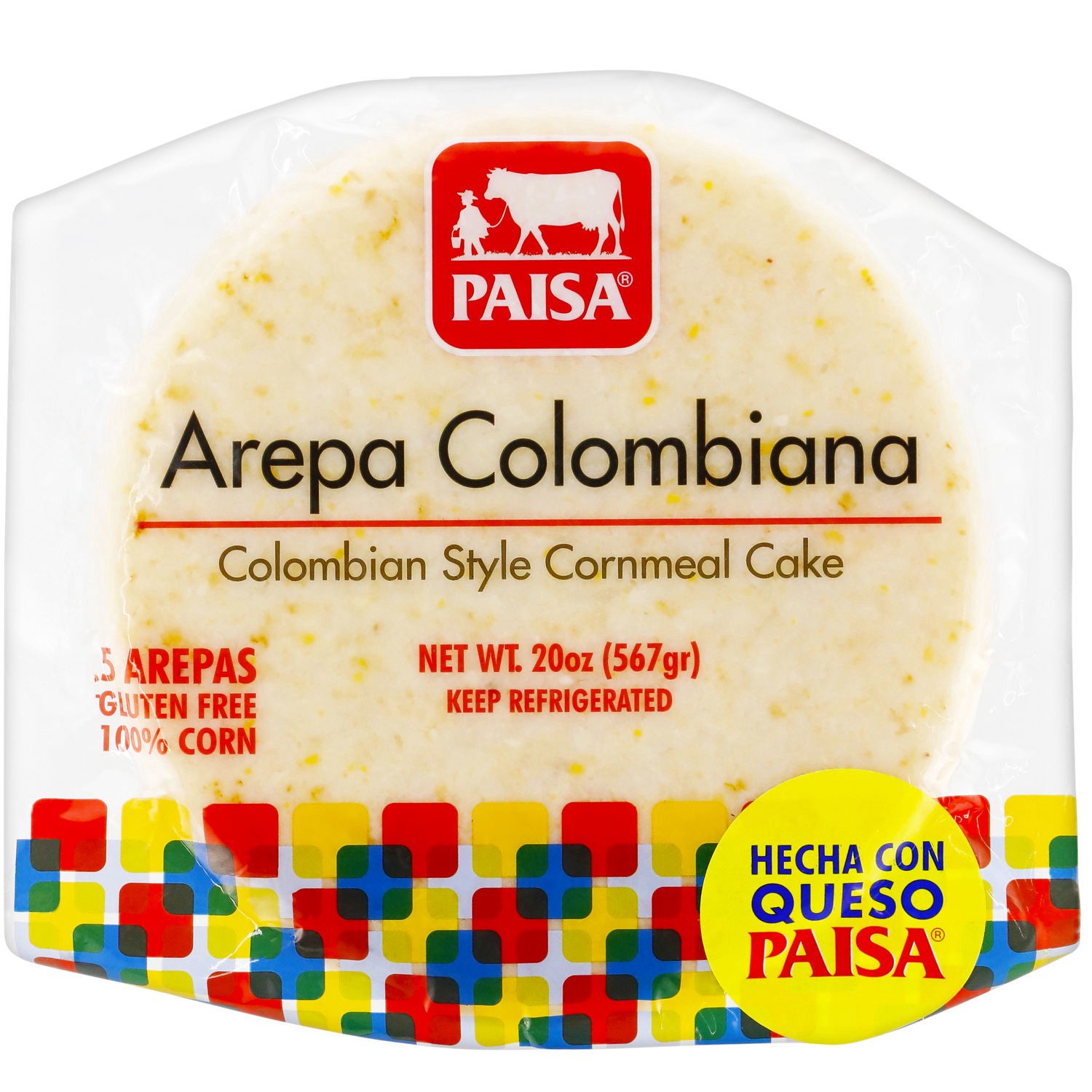 Paisa Colombiana Arepa Con Queso 20 Ounces 20 oz | shipt