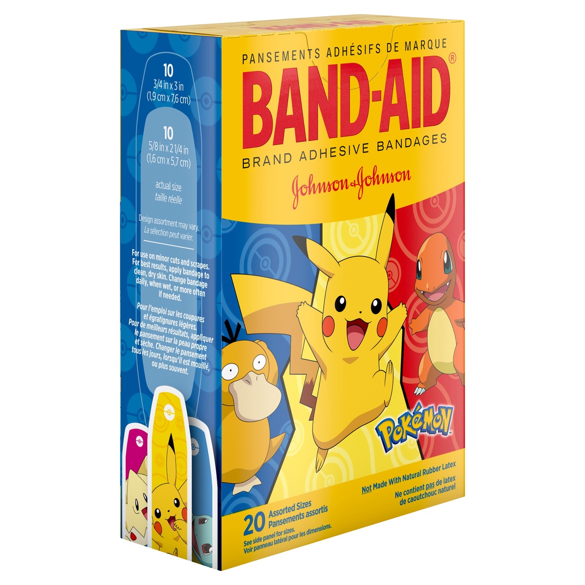 BAND-AID Brand Adhesive Bandages, Pokemon - Assorted Sizes 20 ct | Shipt