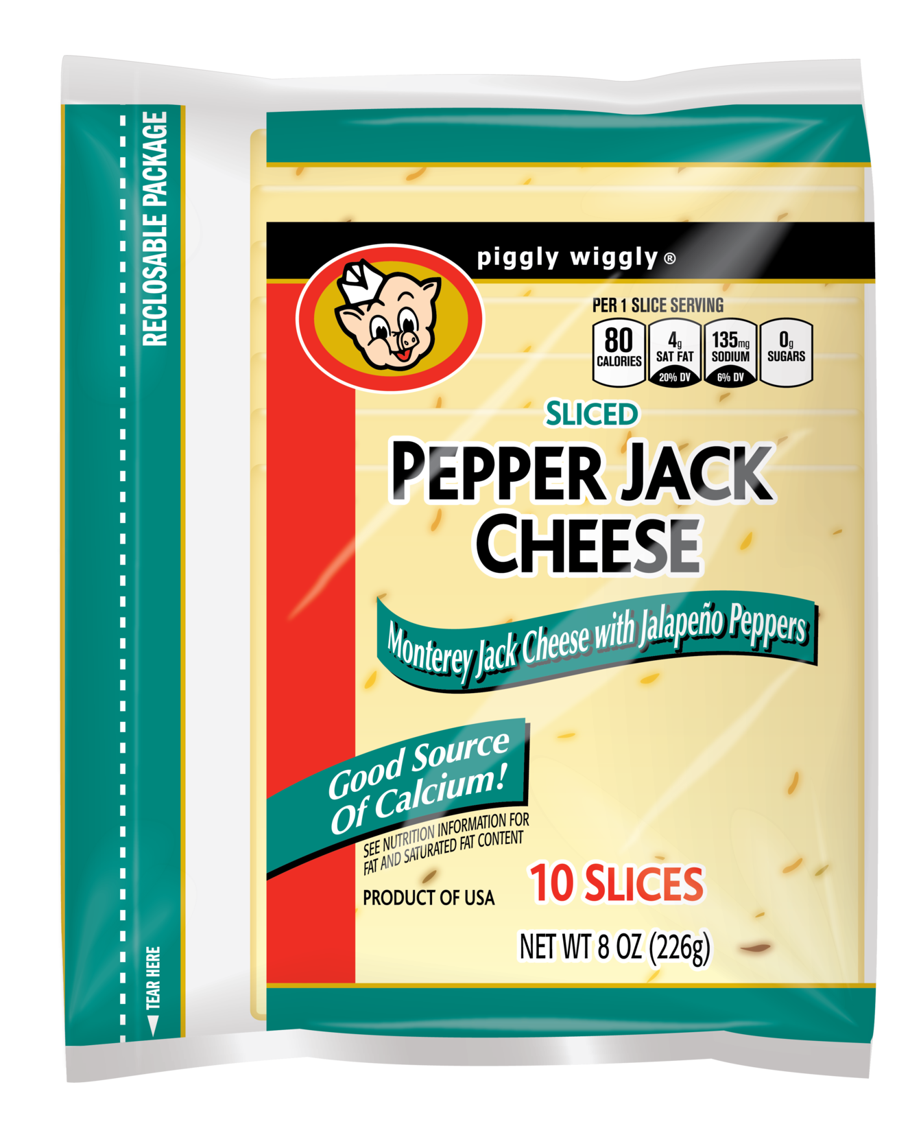 Piggly Wiggly Pepperjack Slices 8 oz | shipt