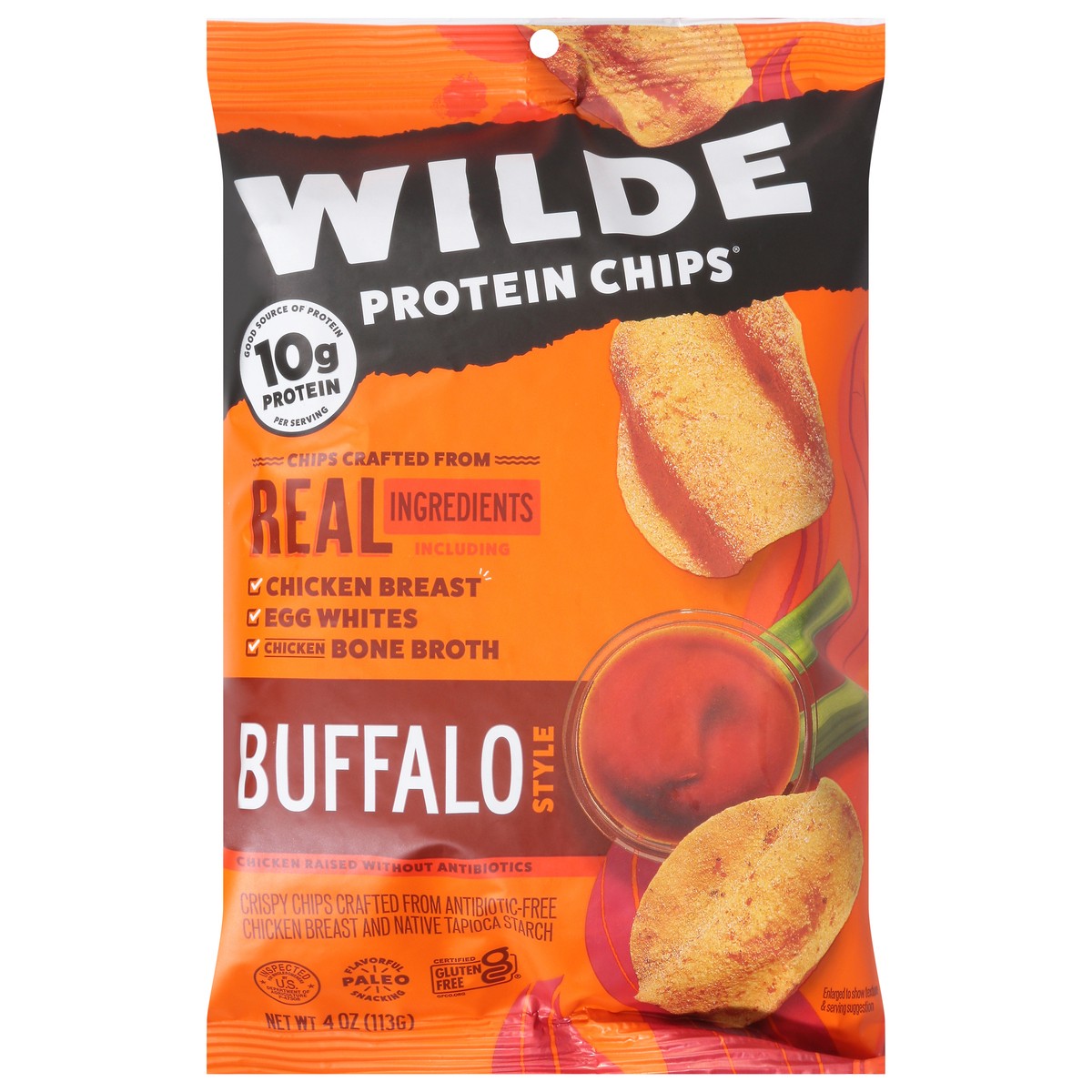 Wilde Protein Chips Buffalo Style 4 oz | Shipt