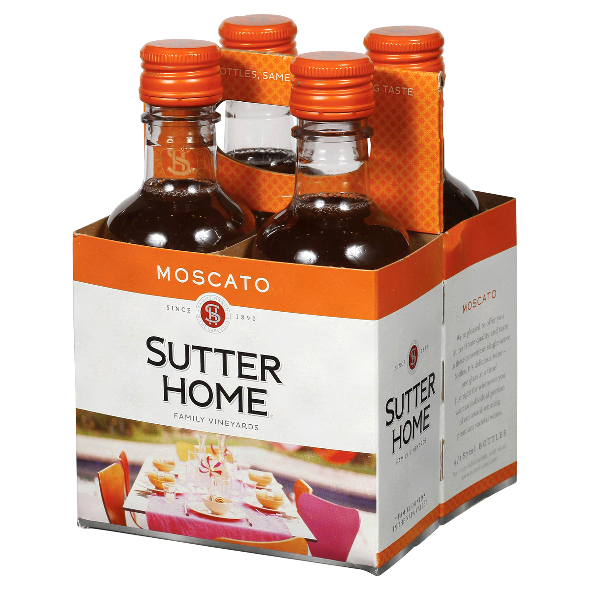 Sutter Home Moscato 4 ct; 187 ml | Shipt