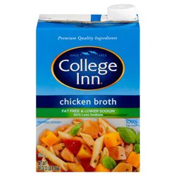 College Inn Light & Fat Free Chicken Broth 48 oz | shipt