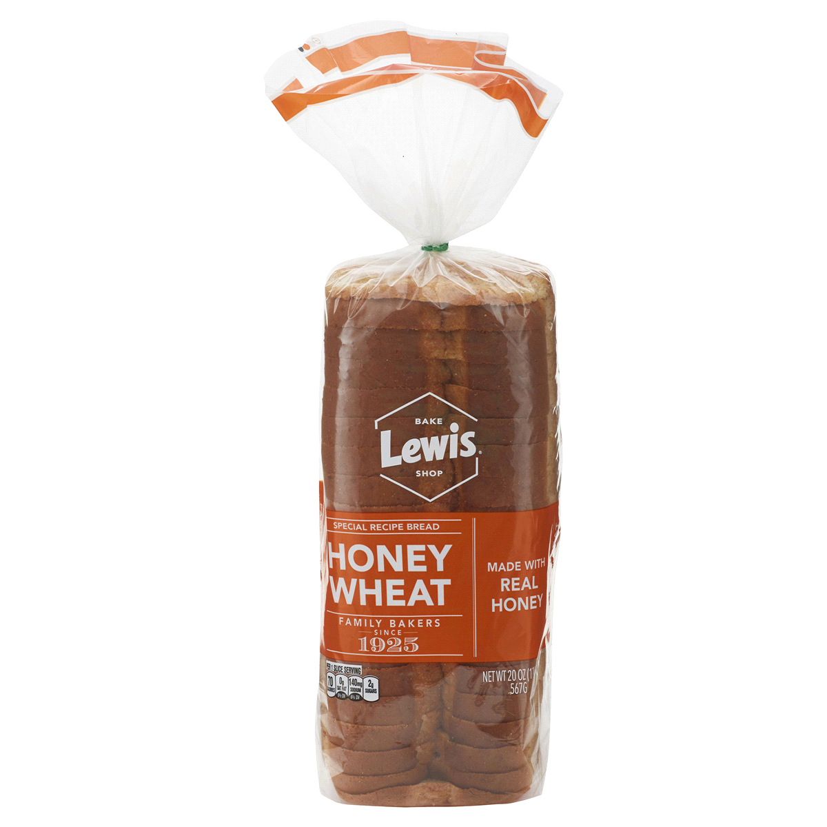 Lewis Bakeries Honey Wheat Bread 20 oz | Shipt