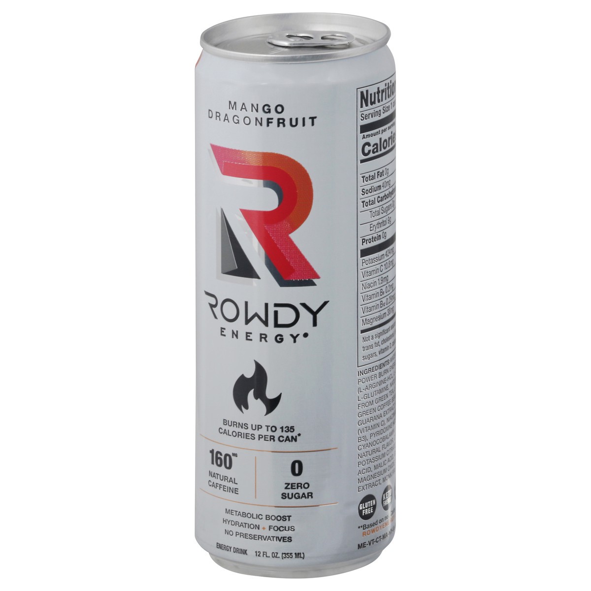Rowdy Energy Power Burn Mango Dragonfruit Energy Drink 12 fl oz 12 fl ... Rowdy Energy Power Burn Mango Dragonfruit Energy Drink 12 fl oz 12 fl ...