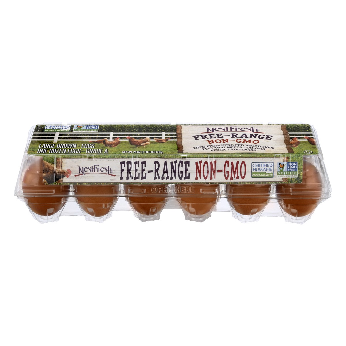 NestFresh Large Brown Free-Range Eggs 12 ea 12 ct | Shipt