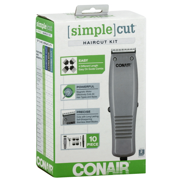 Conair Simple Cut Haircut Kit 10Piece 1 ct | Shipt