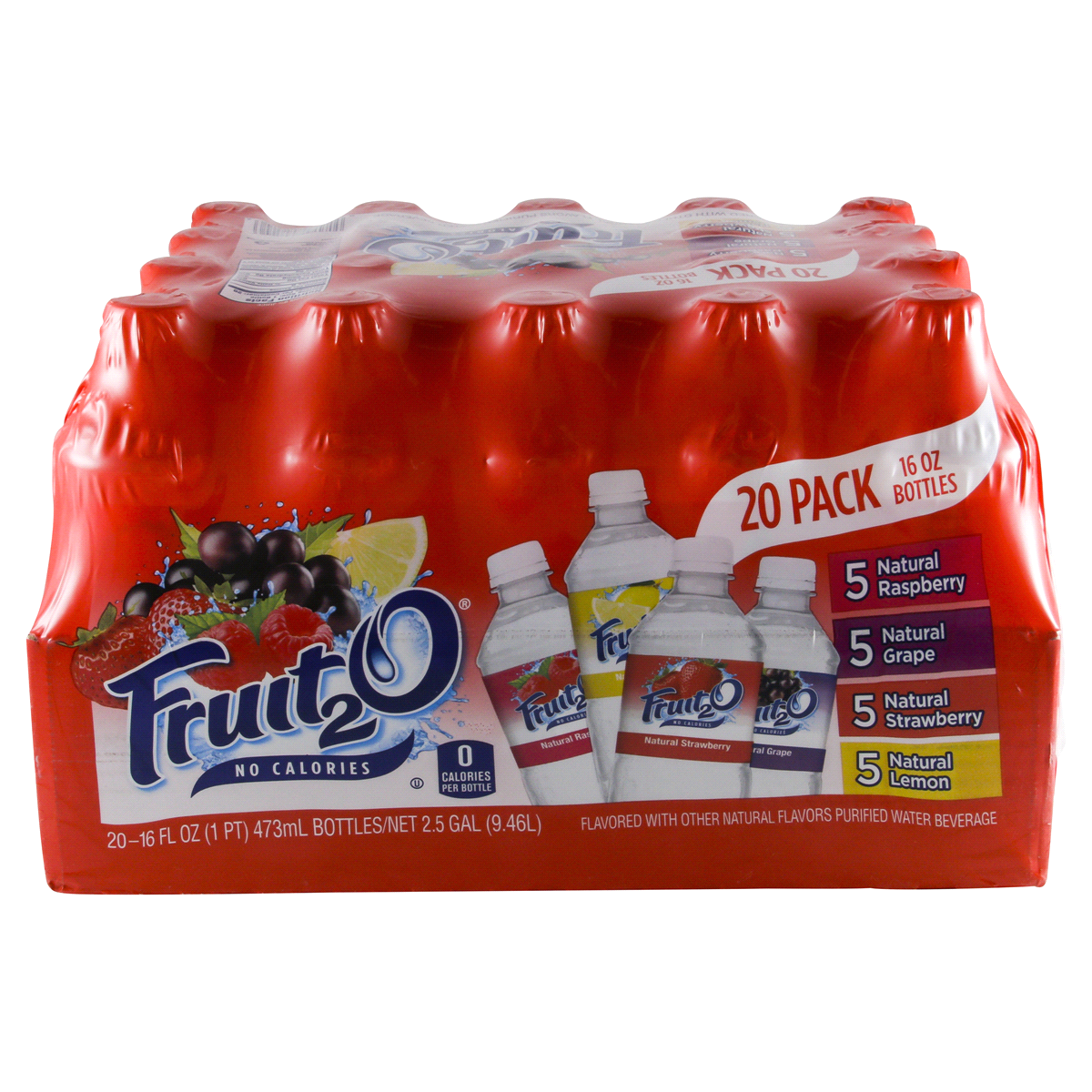 Fruit2O Fruit Variety Pack Purified Water Beverage 20 ct; 16 fl oz | Shipt