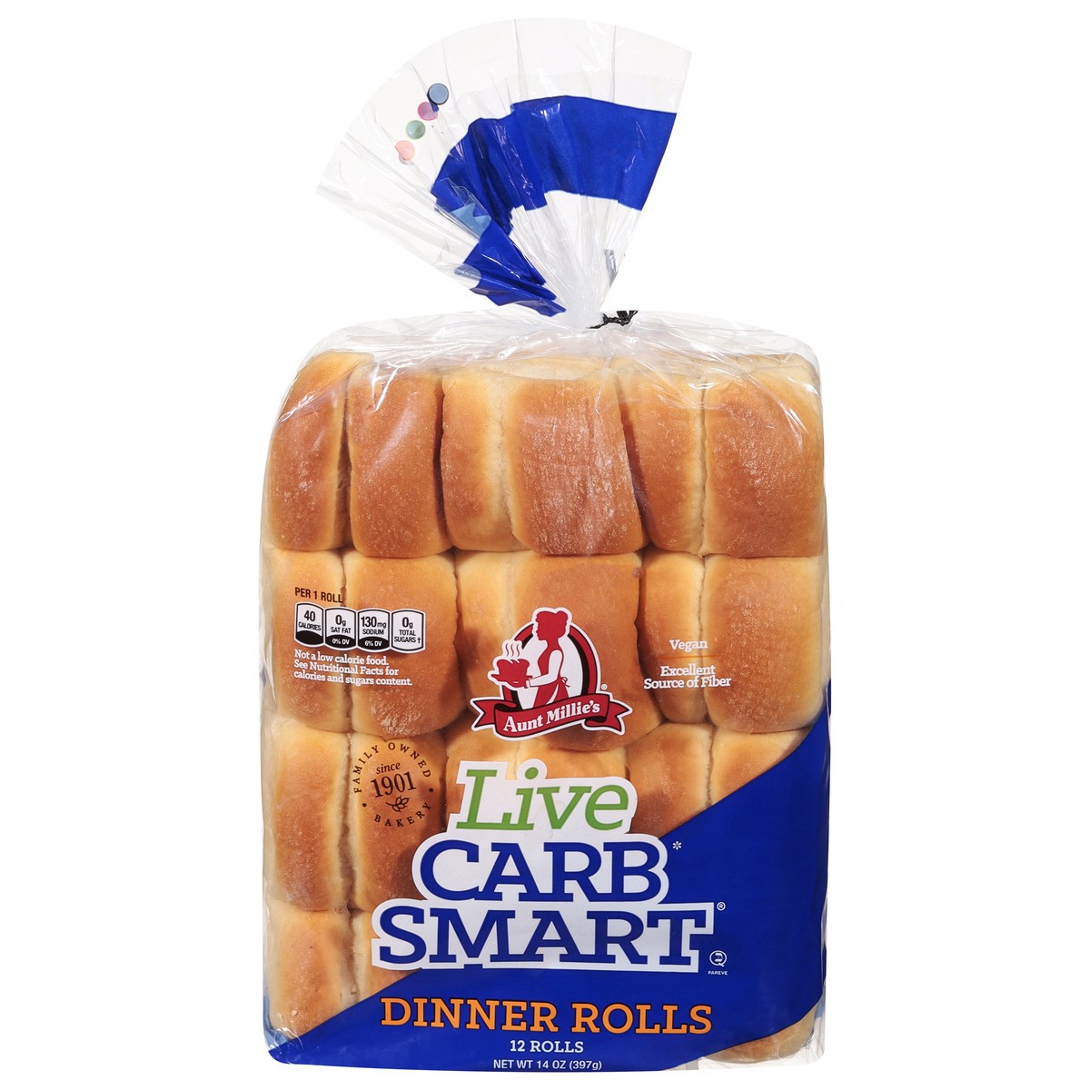 Aunt Millie's Live Carb Smart Dinner Rolls 12 ct | shipt