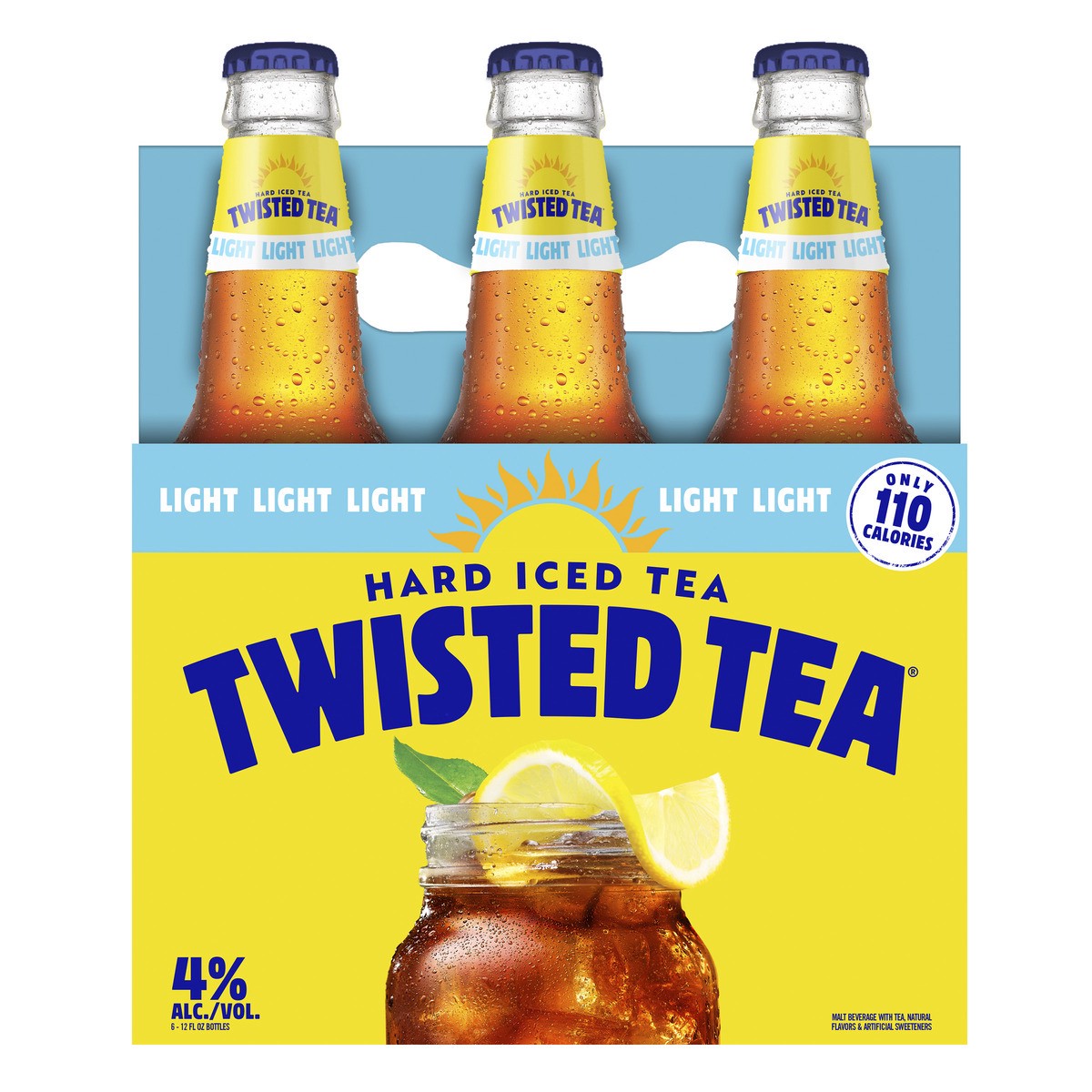 Twisted Tea Light, Hard Iced Tea (12 fl. oz. Bottle, 6pk.) 6 ct; 12 oz ...
