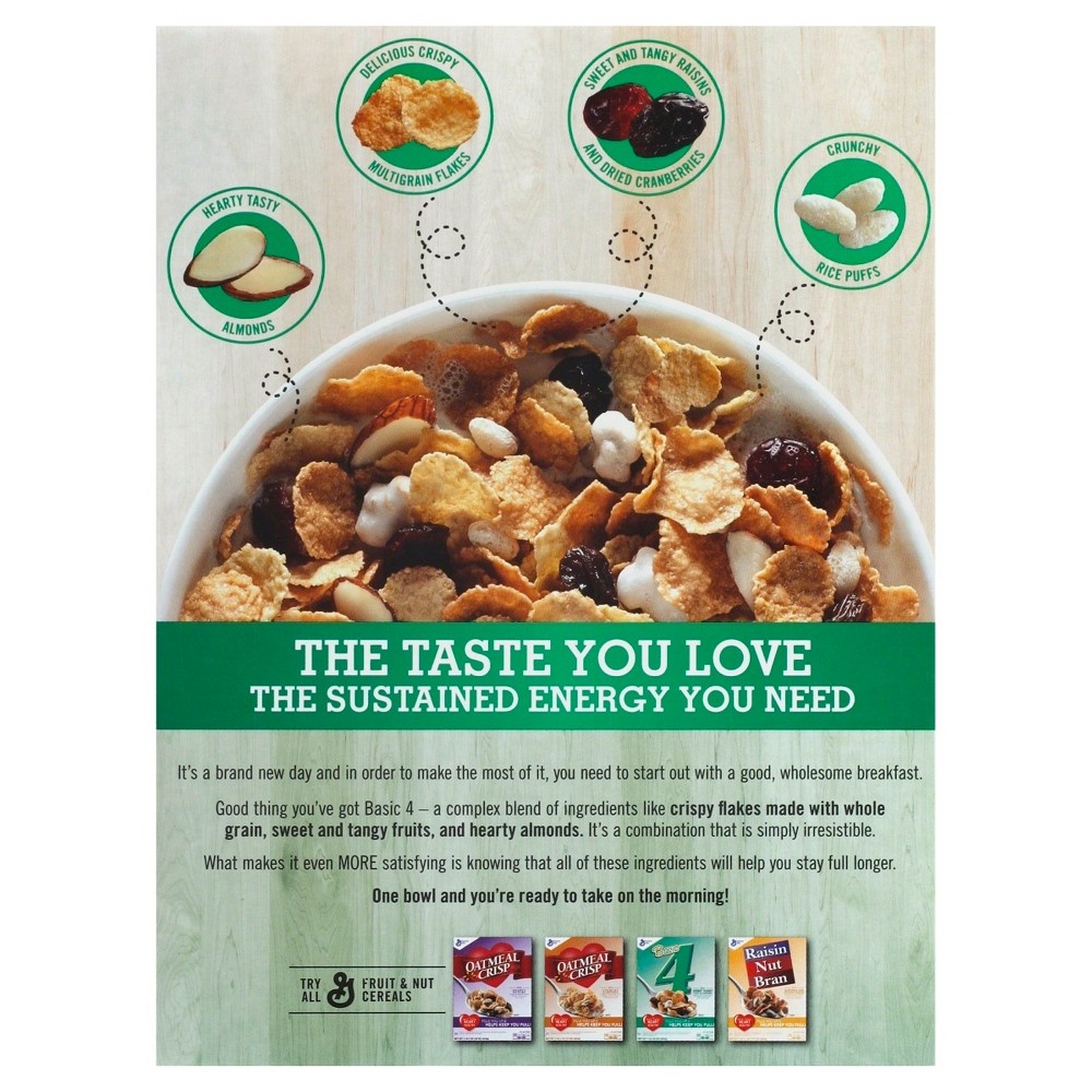 Basic 4 Cereal with Sweet Tangy Fruit and Almonds 16 oz | Shipt