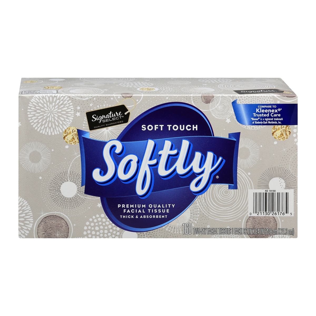 Signature Home Softly Facial Tissue 2 Ply 160 ct | Shipt