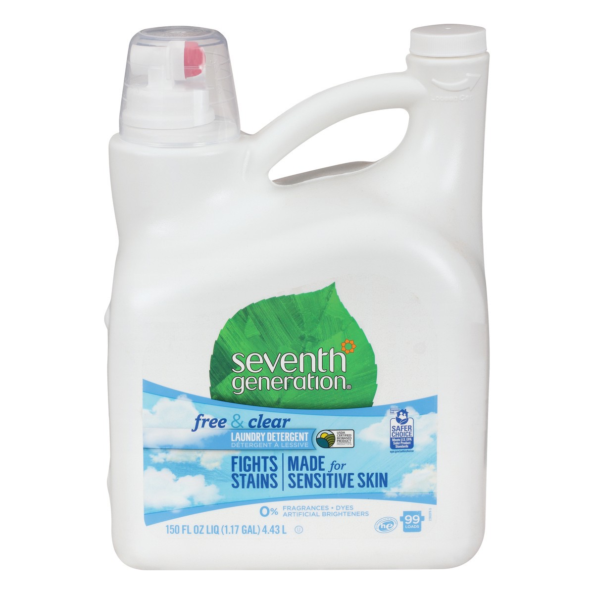 Seventh Generation Liquid Laundry Free And Clear 150 Fl Oz Shipt