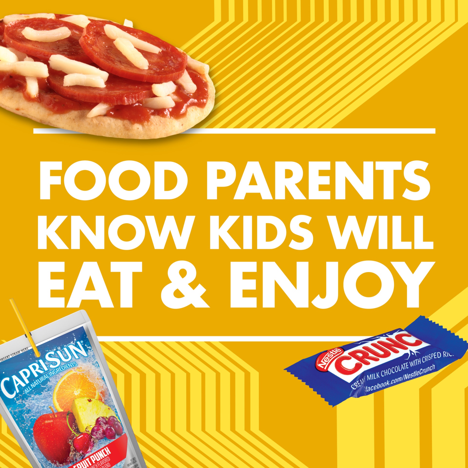 Lunchables Pizza With Pepperoni Meal Kit With Capri Sun Fruit Punch Drink And Crunch Candy Bar 10