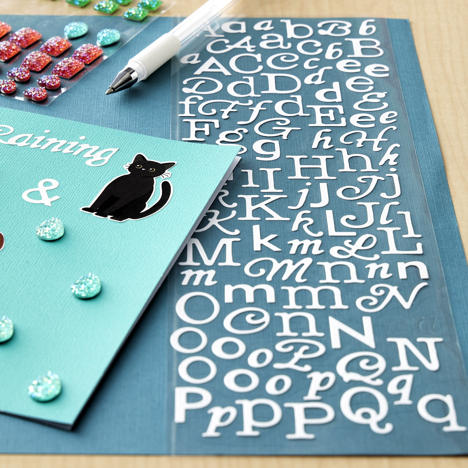 Glitter Alphabet Stickers By Recollections 2 sticker sheets | shipt