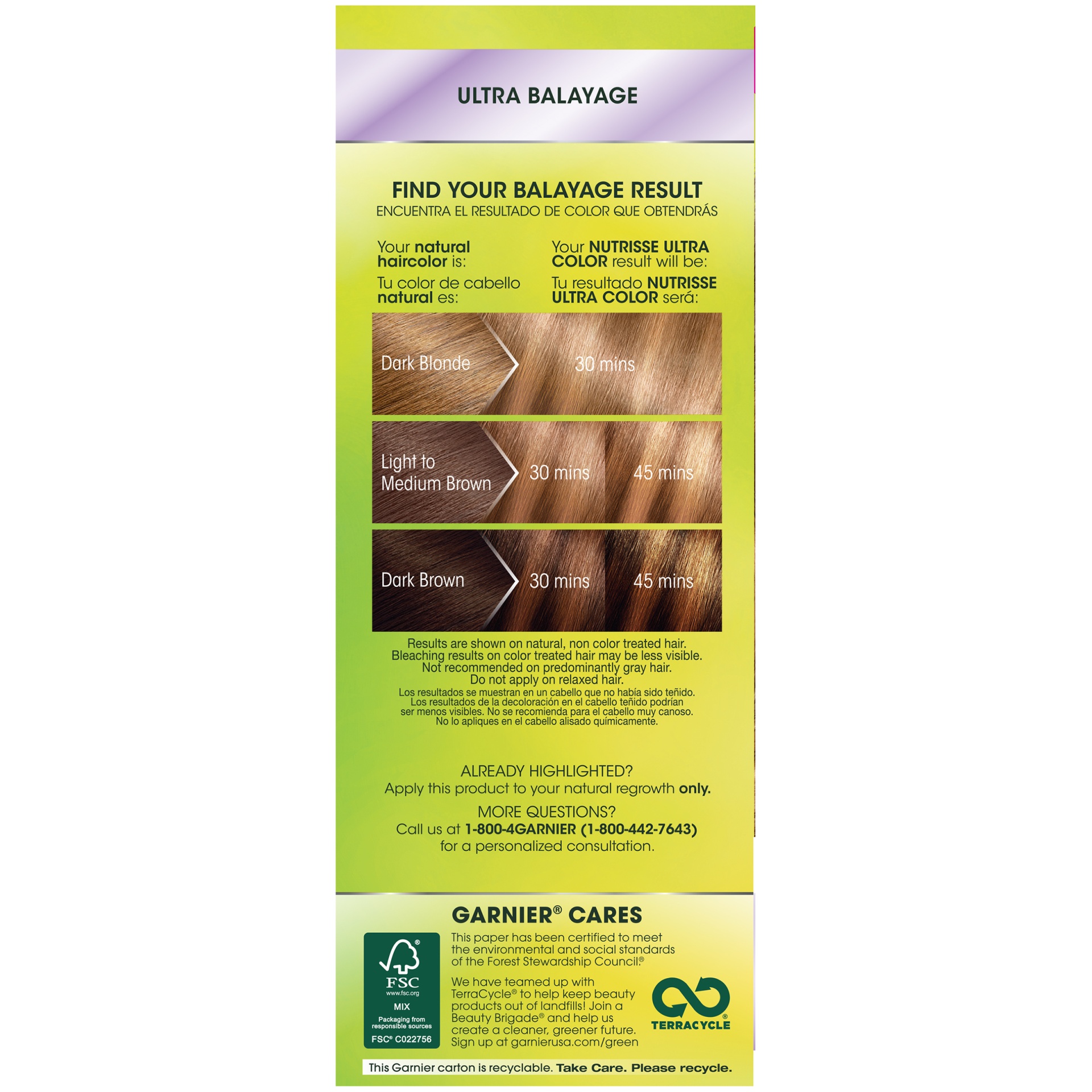 Garnier Nutrisse Ultra Color Blond Balatage Bleach Kit 1 ct | Shipt