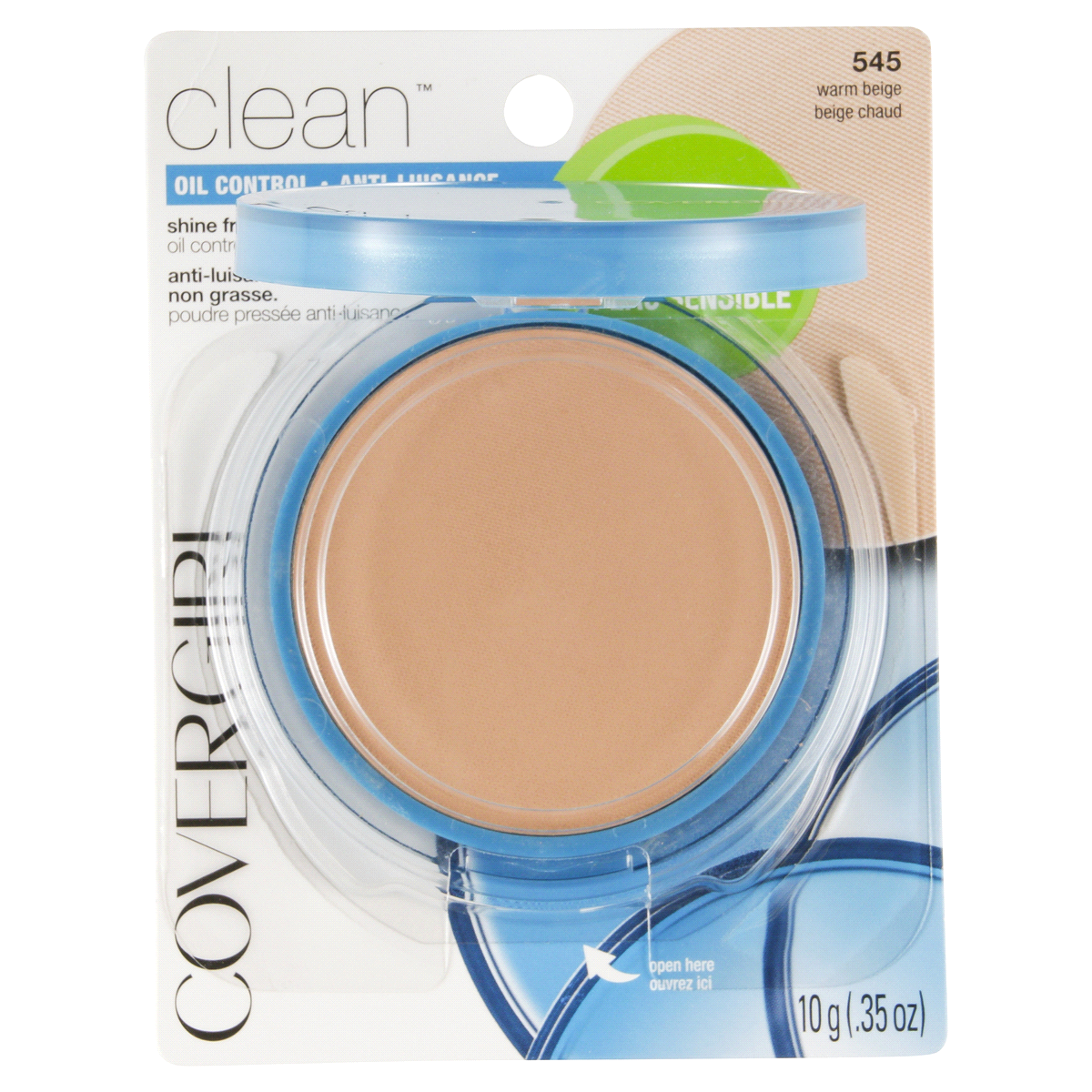 Covergirl Clean Matte Pressed Powder, Warm Beige 545 10 gram | Shipt