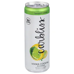 Carbliss Lemon Lime Vodka Cocktail 12 fl oz | Shipt