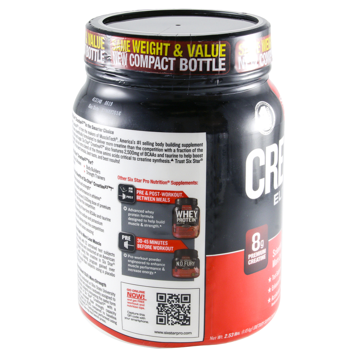 Six Star Creatine X3 Fruit Punch 2.5 lb | Shipt