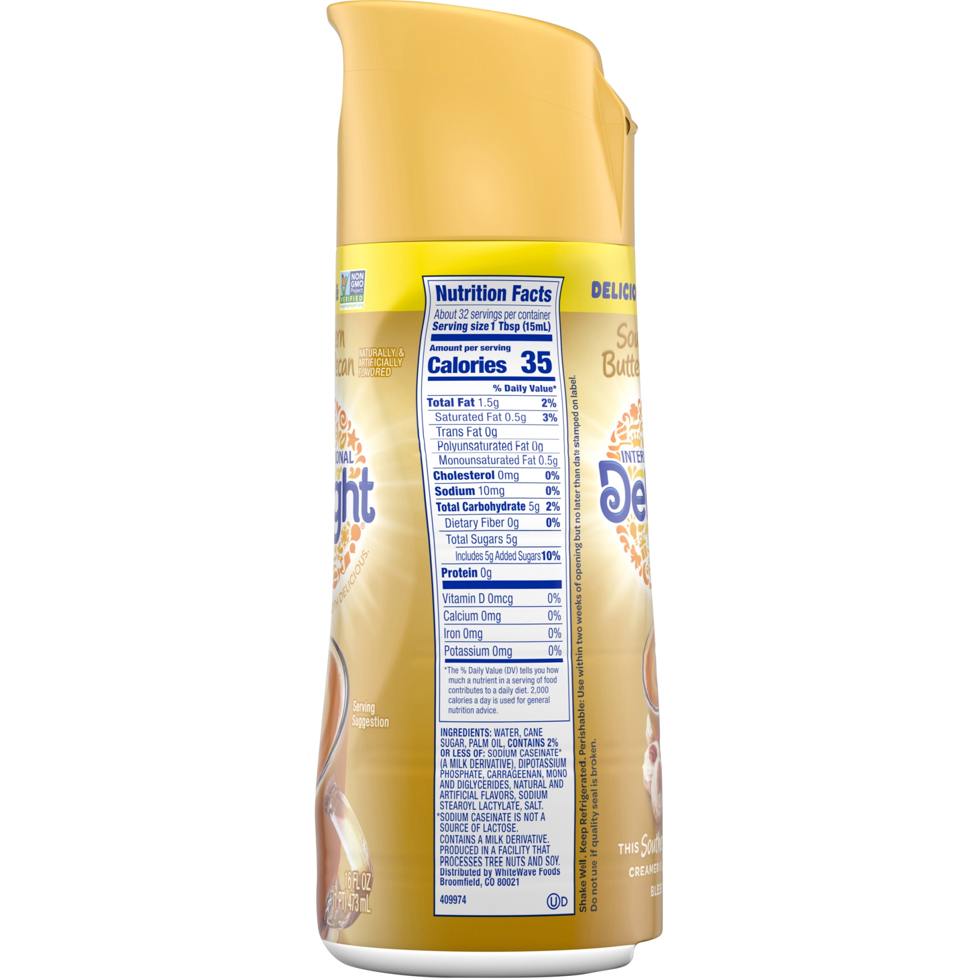 International Delight Southern Butter Pecan Gourmet Coffee Creamer 16 ...