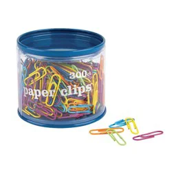 Office Depot® Brand Fashion Paper Clips, Assorted Colors, Pack Of 300 ...