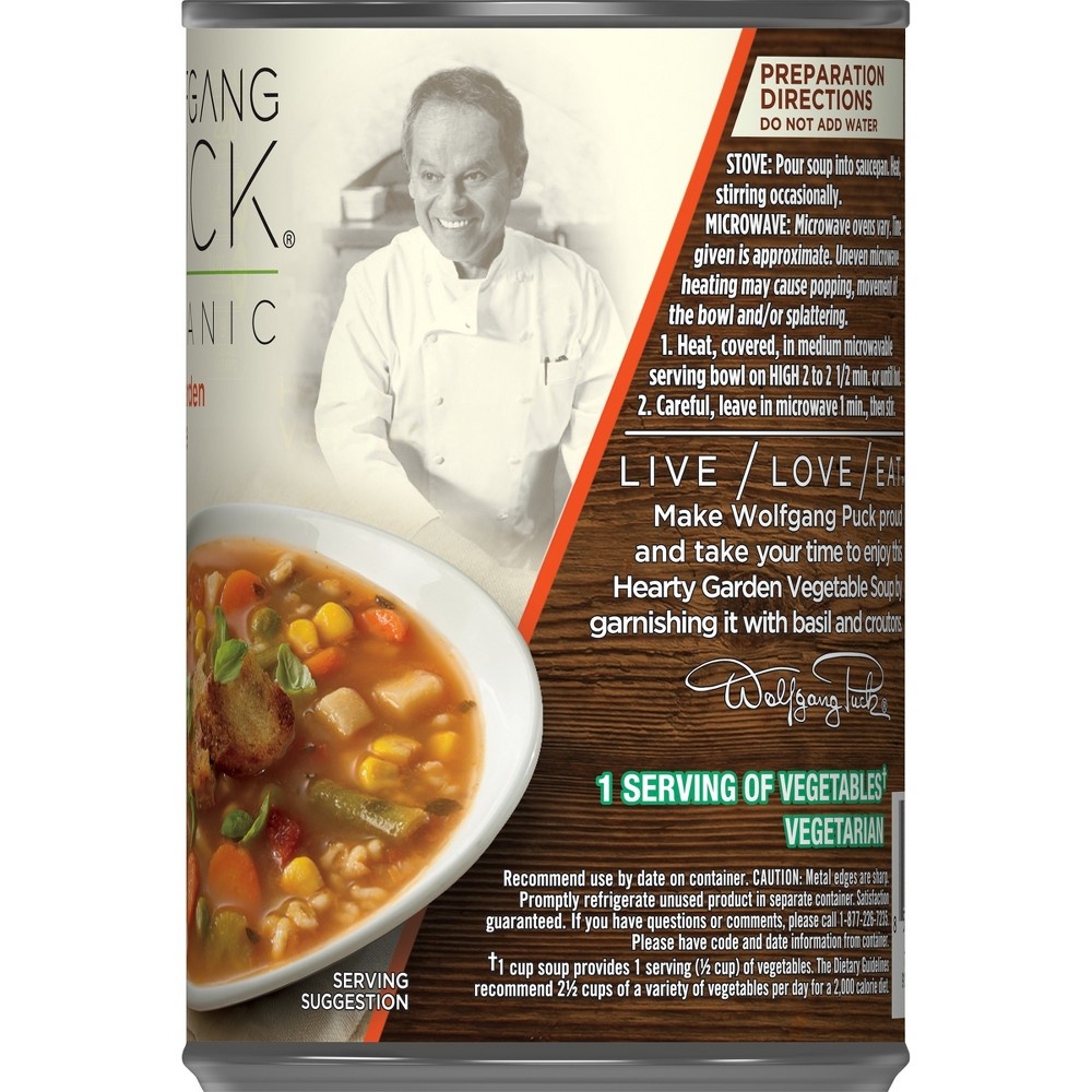 Wolfgang Puck Organic Thick Hearty Vegetable Soup 14.5 fl oz | Shipt