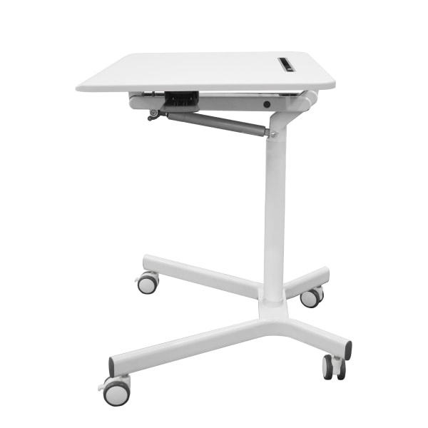 Realspace 28"W Mobile Sit-To-Stand Compact Desk, White 1 ct | Shipt