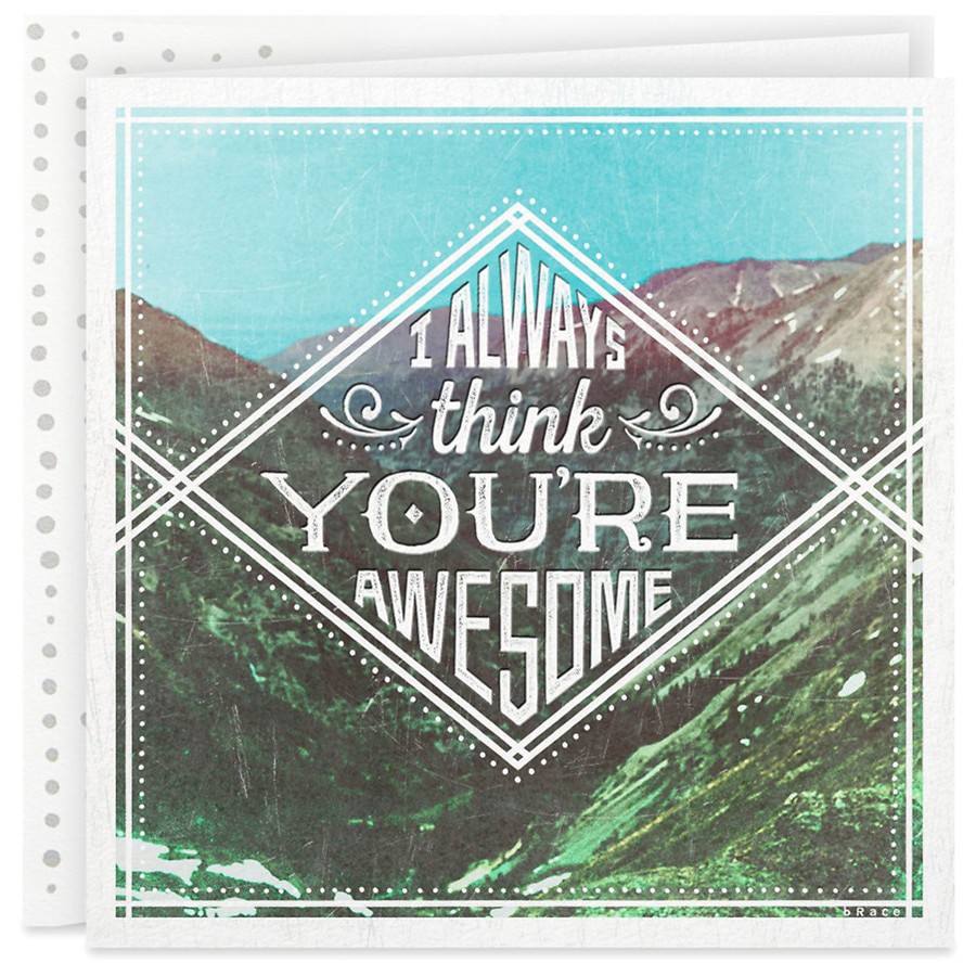 Good Mail All-Occasion Card (I Think You're Awesome) E12 1 oz | shipt