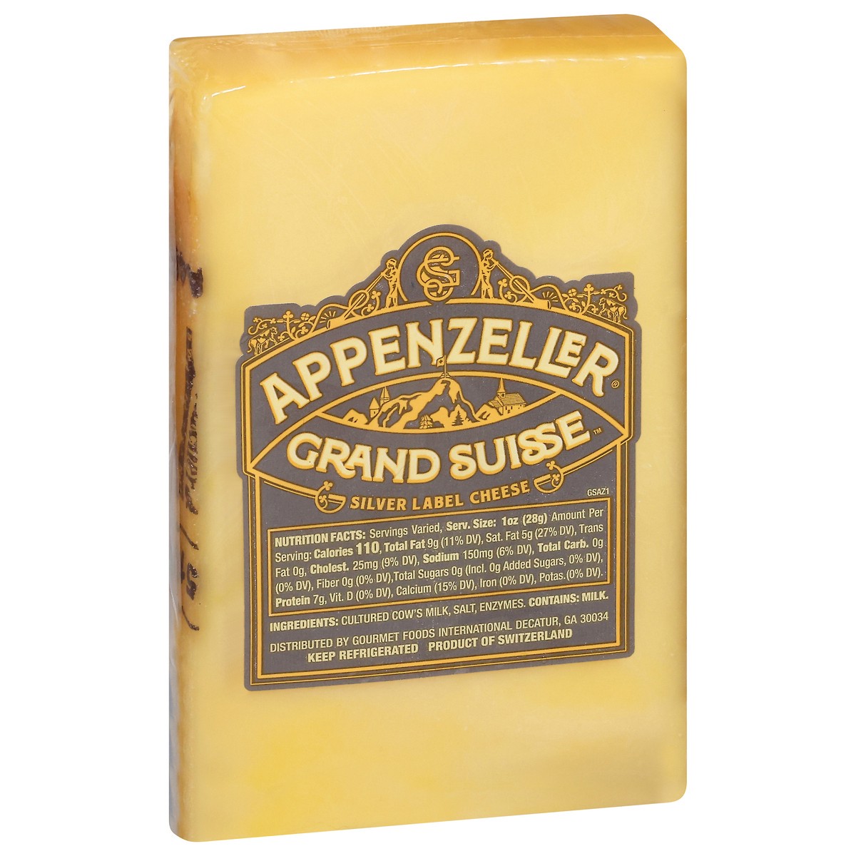 Grand Suisse - Appenzeller Silver Cuts Cheese (6 Oz) 6 oz | shipt