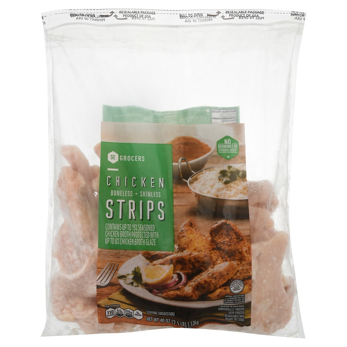 SE Grocers Iqf Chicken Strips 40 oz | Shipt