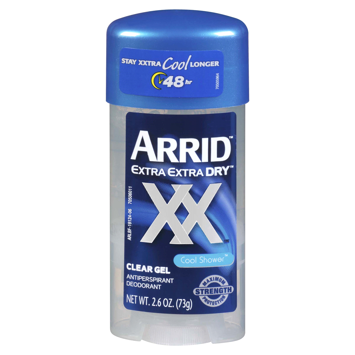 Arrid Extra Extra Dry XX Cool Shower Clear Gel Antiperspirant Deodorant ...