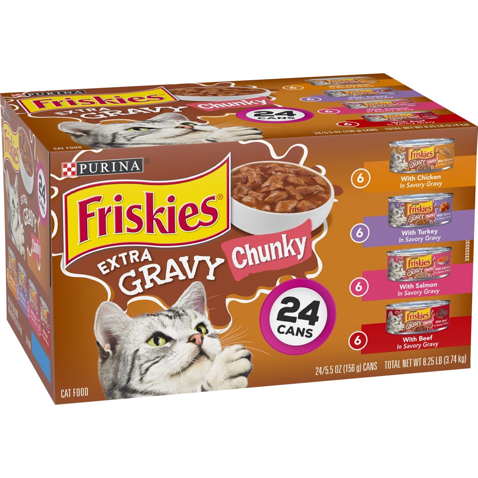 Friskies Extra Gravy Chunky Variety Pack 24 ct; 5.5 oz | Shipt