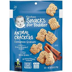 Gerber Animal Crackers, Snacks for Toddlers, Toddler Crackers, Vitamin ...