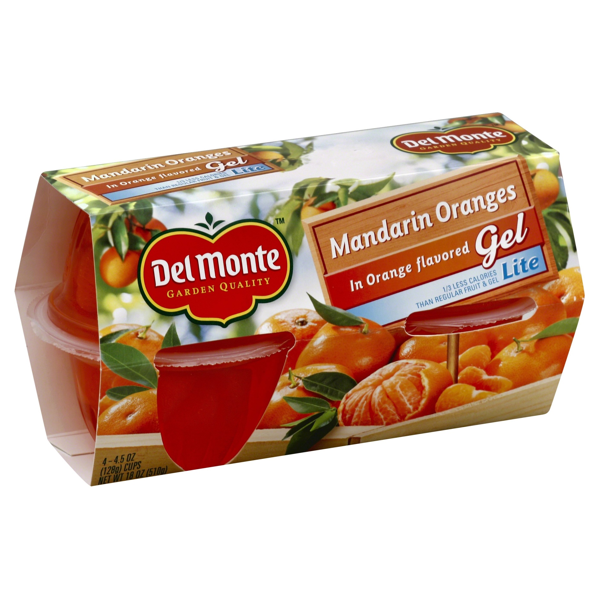 Del Monte Lite Mandarin Oranges Gel 18 oz | Shipt