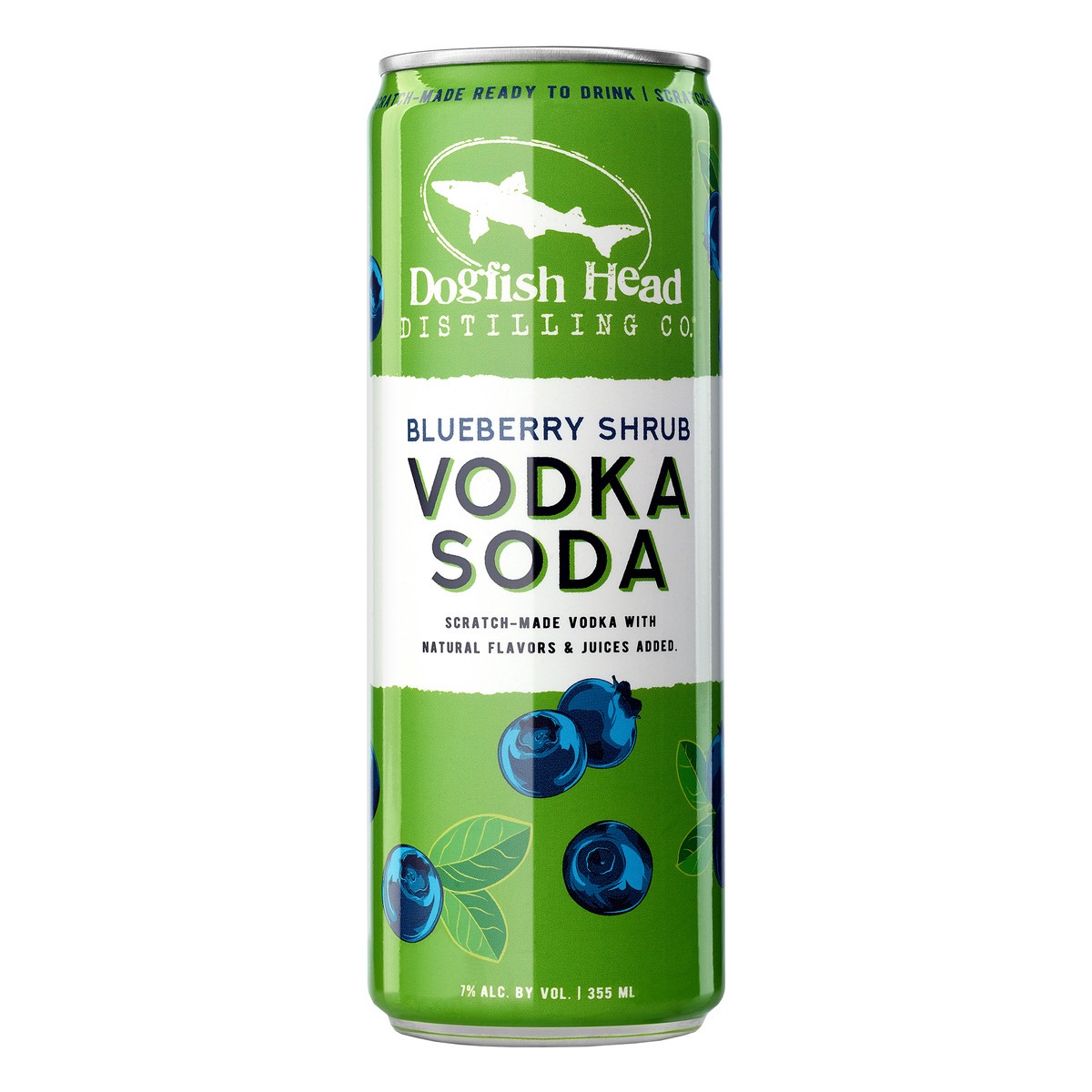 Dogfish Head Vodka Soda, Blueberry Shrub 4 ct; 12 oz | shipt