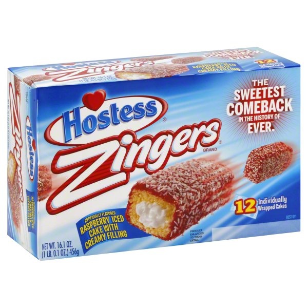 Hostess Raspberry Iced Zingers 12 ct | Shipt