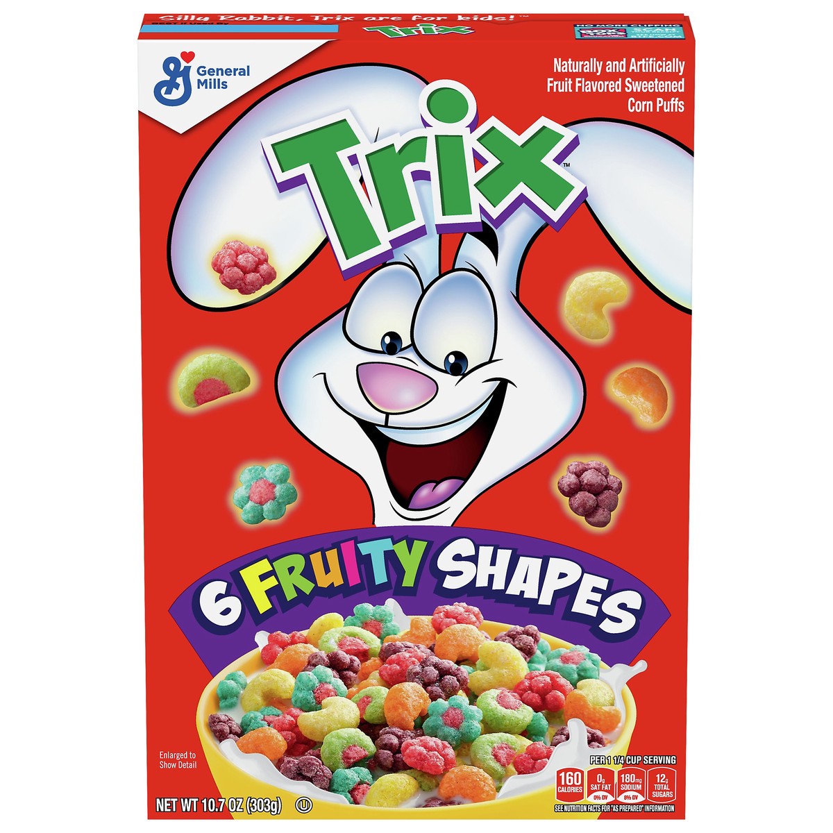 Trix Fruit Flavored Corn Puffs Cereal 10.7 oz | Shipt