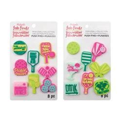 Assorted Pickleball Push Pens, 8pc. By Fab Finds 3 in x 4.25 in | shipt