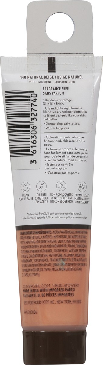 Covergirl Clean Fresh Invisible Foundation Beige 30 ml | shipt