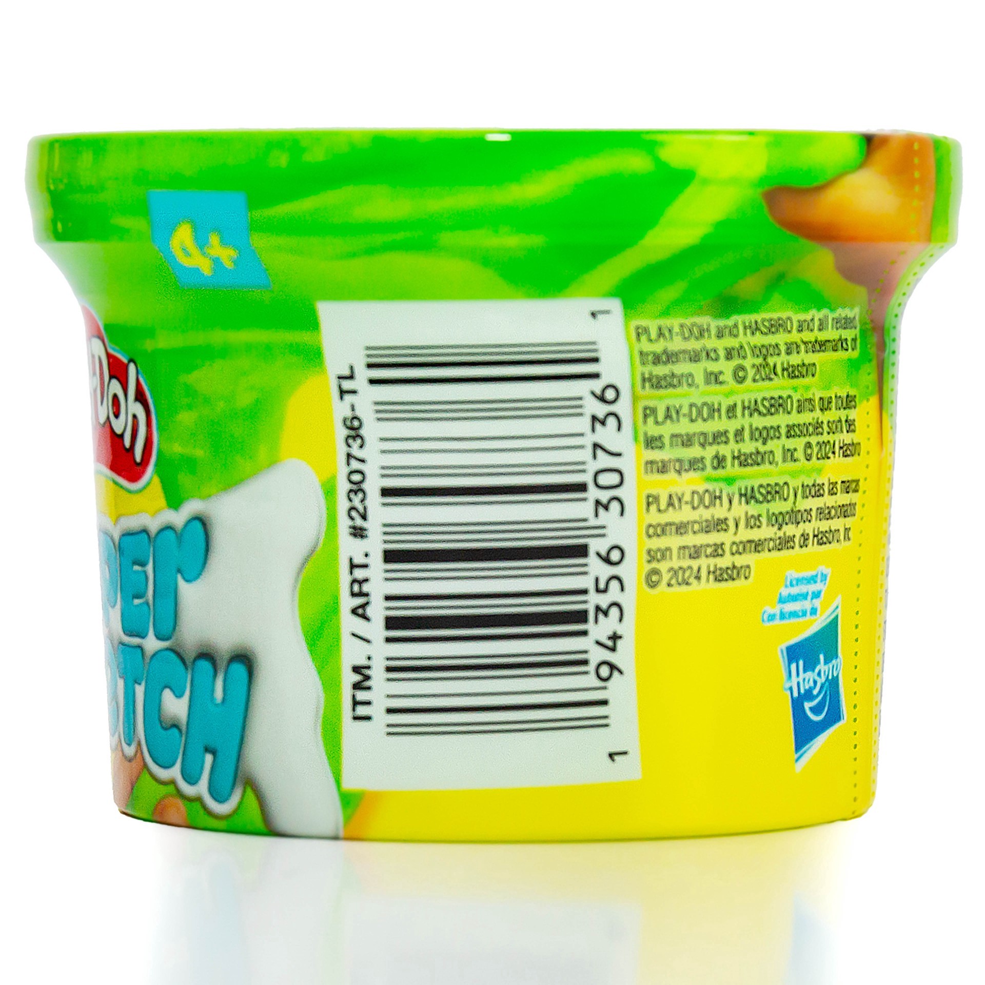 Play-Doh Super Stretch Glossy Green Watermelon Scented Compound 3 oz ...