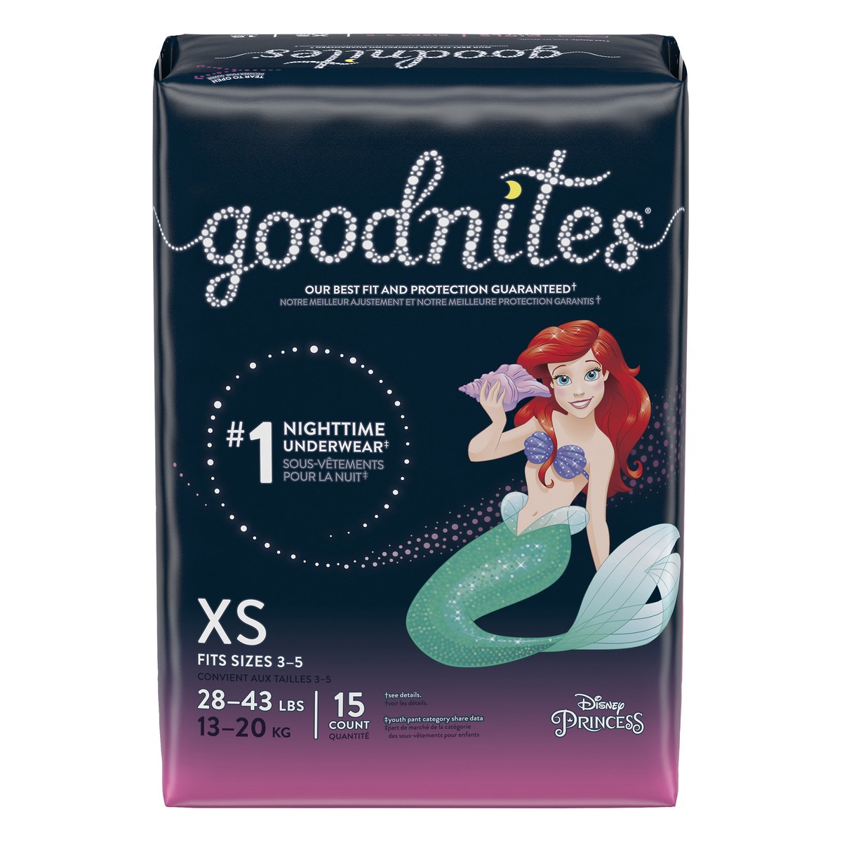 GoodNites Bedtime Bedwetting Underwear for Girls, XS 15 ct | Shipt