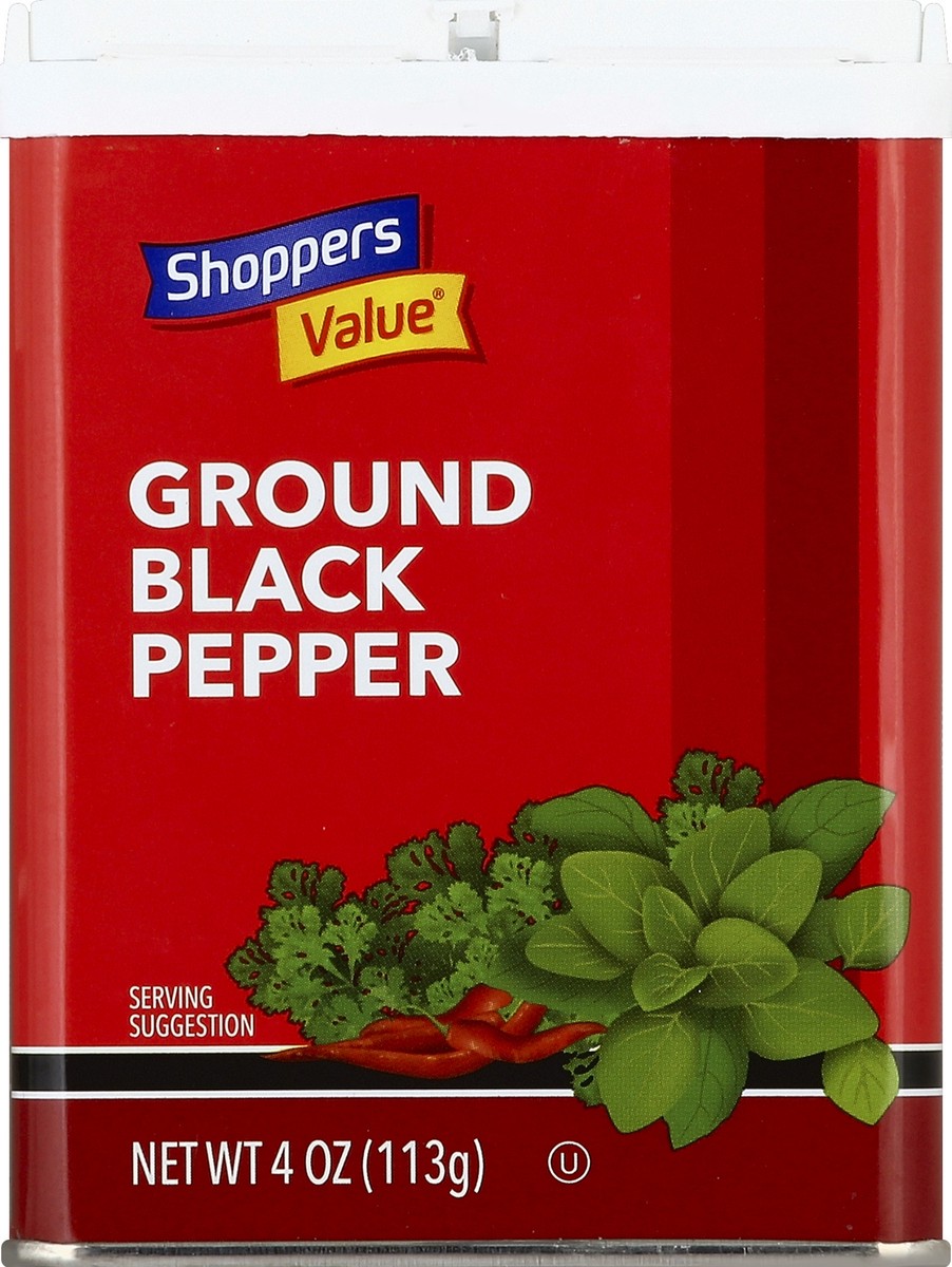 Shoppers Value Ground Black Pepper 4 oz 4 oz | Shipt