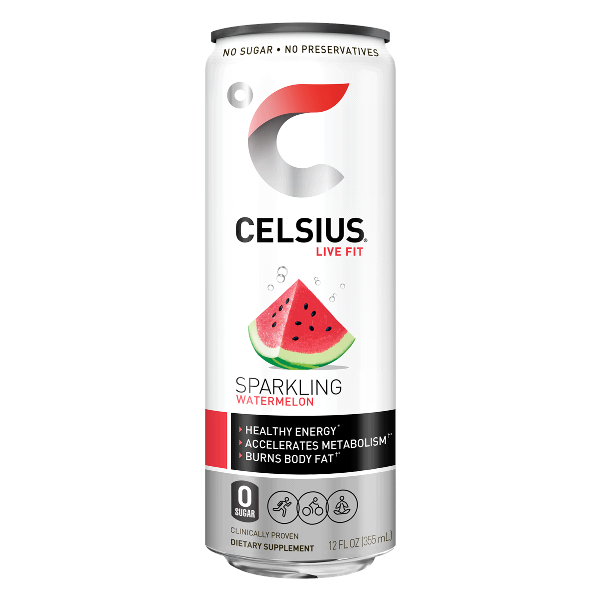 CELSIUS Sparkling Watermelon Dietary Supplement 4 ct; 12 fl oz | Shipt