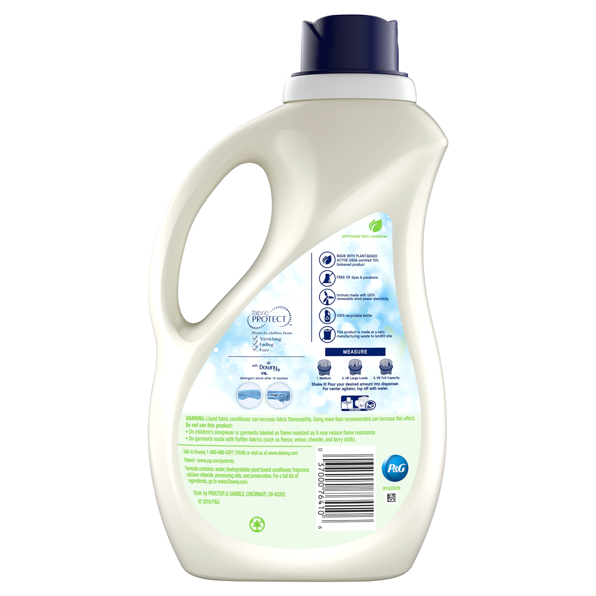 Downy Nature Blends Honey Lavender Liquid Fabric Conditioner 67 fl oz ...