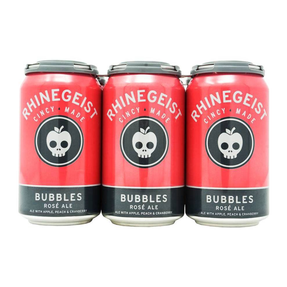 Rhinegeist Bubbles Rosé Ale Beer - 6pk/12 fl oz Cans 6 ct; 12 fl oz | Shipt