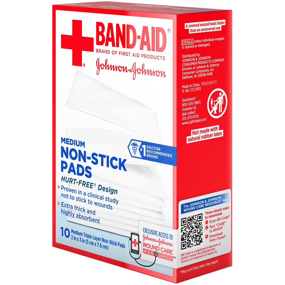 BAND-AID Medium Non-Stick Pads 10 ct | Shipt
