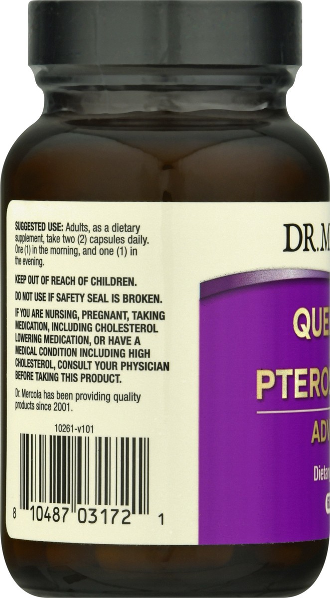 Dr. Mercola Quercetin and Pterostilbene, Advanced, Capsules 60 ct | Shipt