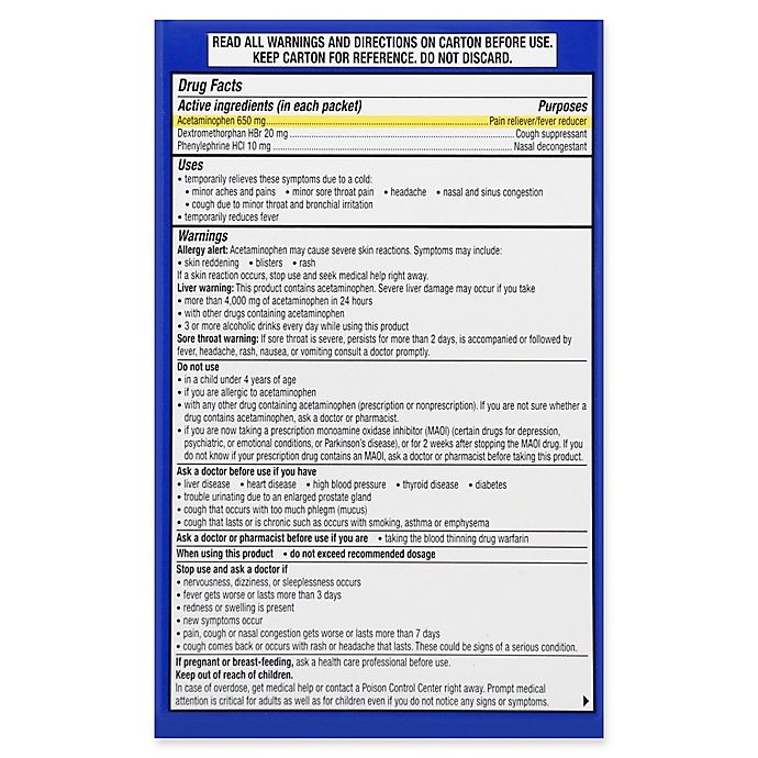 Theraflu Daytime Severe Cold Cough Berry Infused With Menthol And Green ...